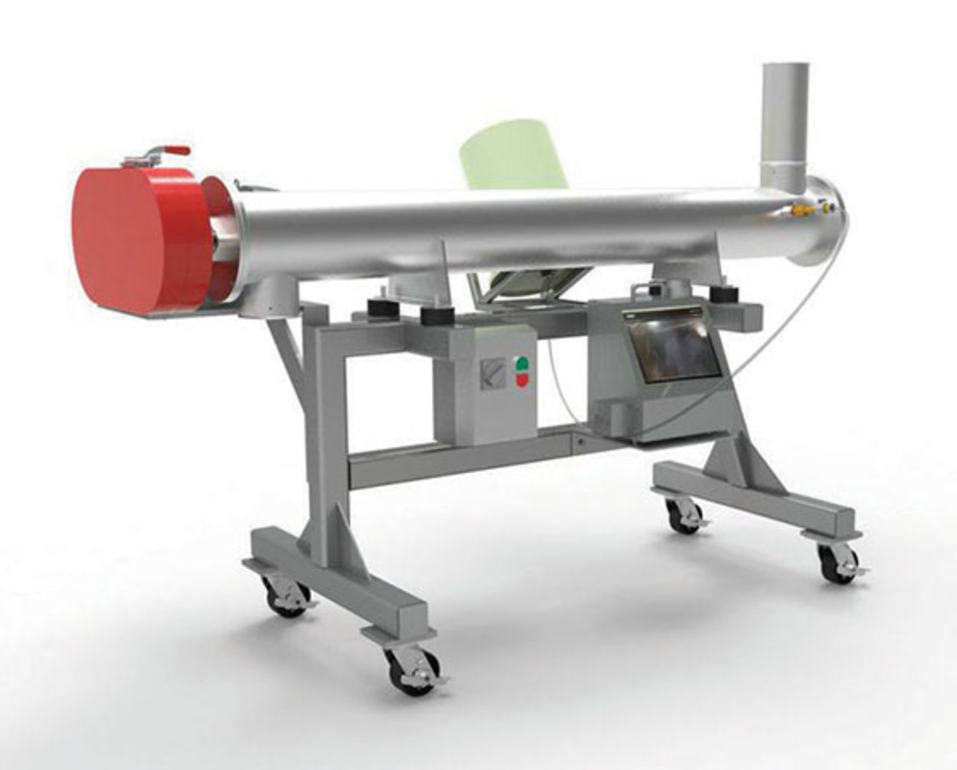 Liquid color mixer works with pulverizers | Plastics Machinery ...