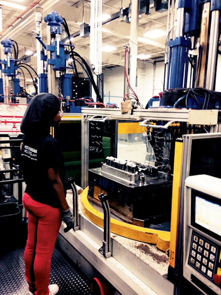 West Michigan Molding touts Chinese vertical presses | Plastics ...