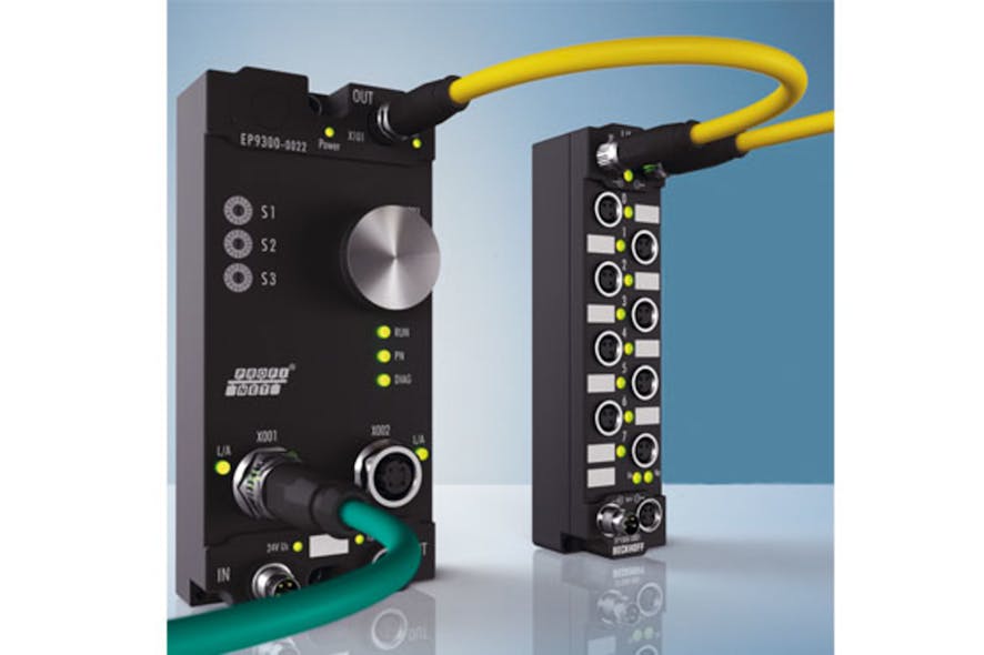 I/O device links machine data to Ethernet system | Plastics Machinery ...