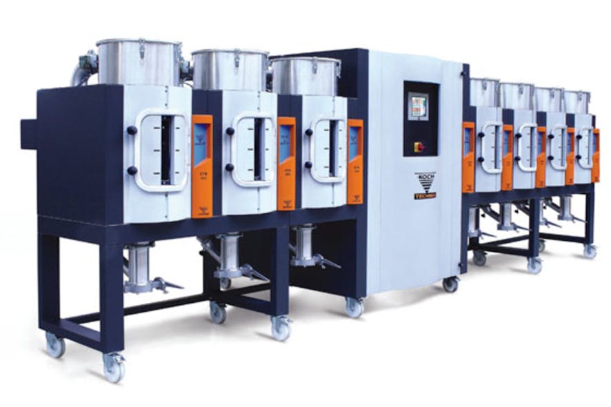 Resin dryer series now available in the US | Plastics Machinery ...