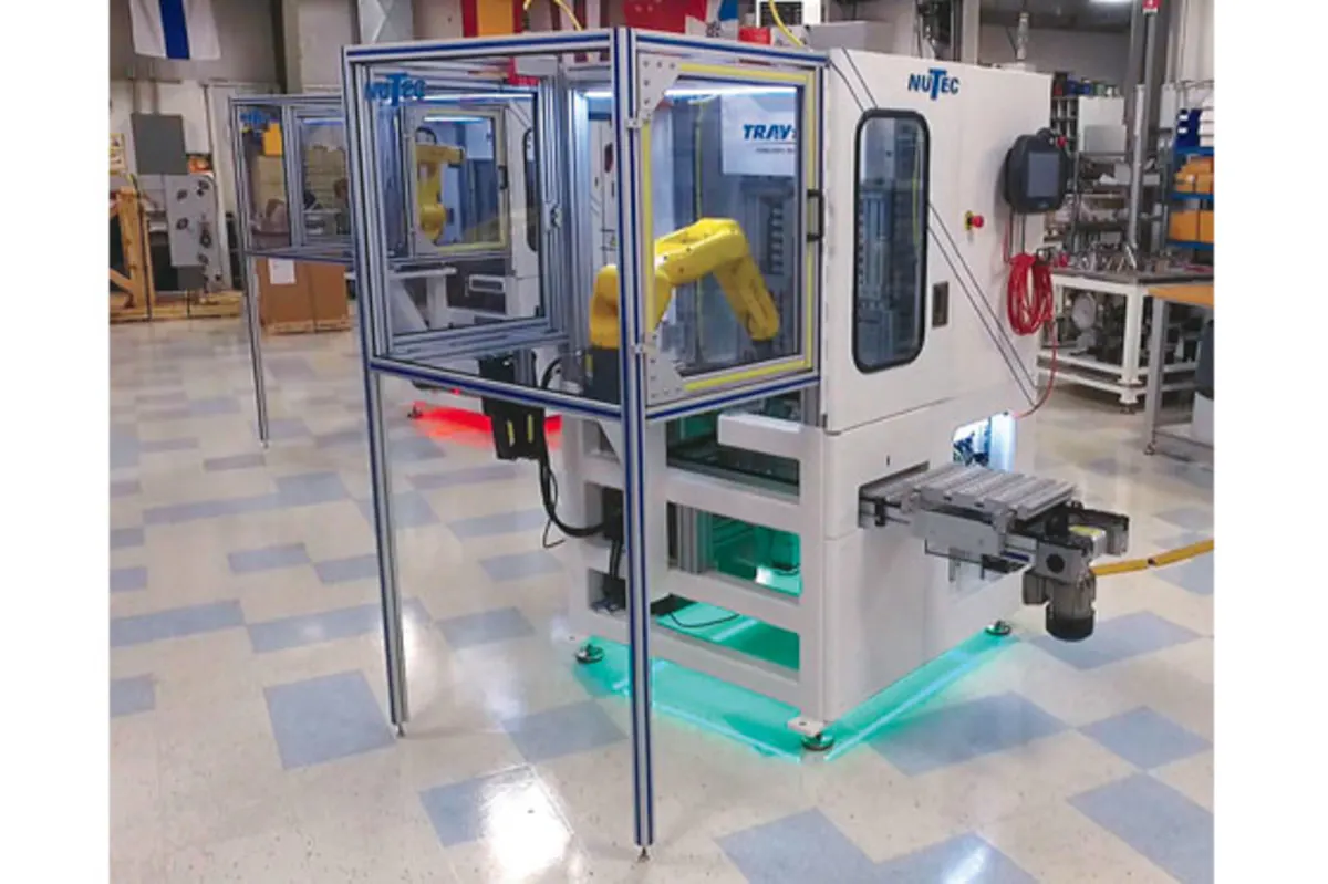 Nutec parts-handling system is more compact | Plastics Machinery ...