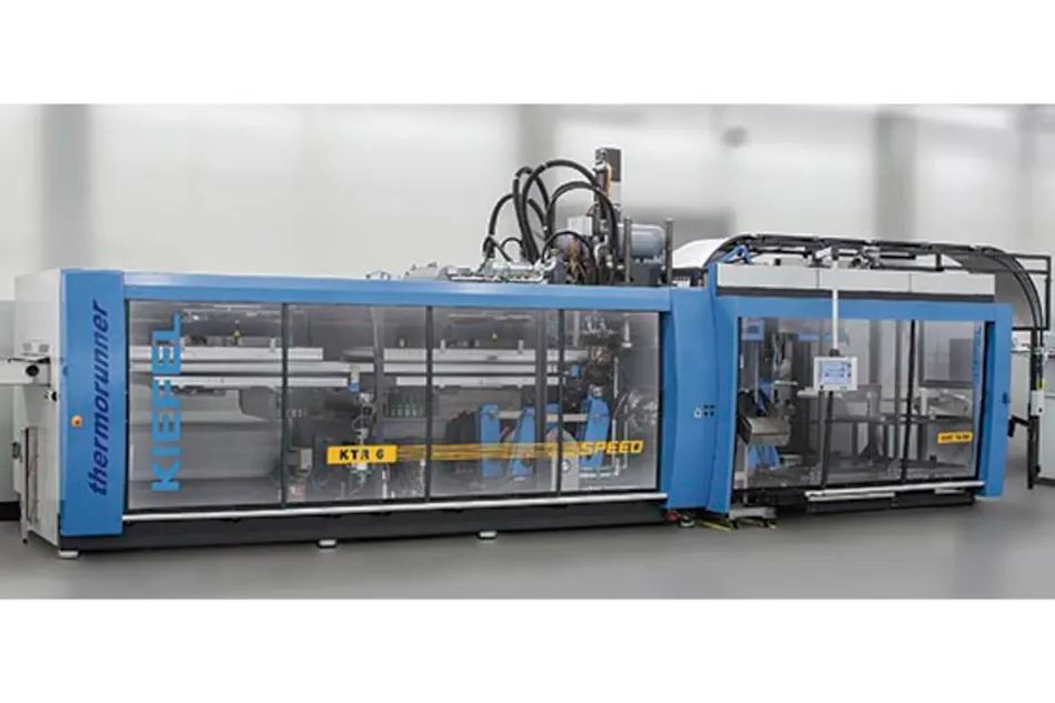 Thin-walled cup-forming machine has fast cycle time | Plastics ...