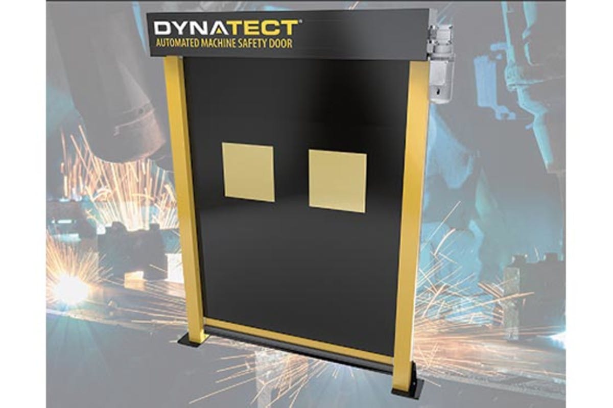 Dynatect's new roll-up door improves safety | Plastics Machinery ...