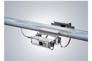 Keyence flow meter boasts clamp-on mounting | Plastics Machinery ...