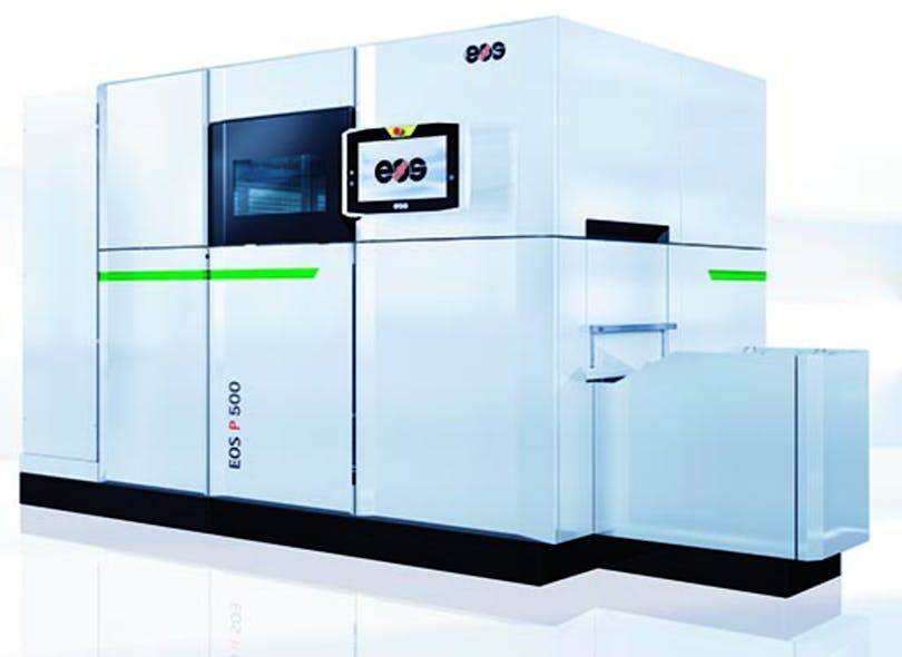 New EOS 3-D printer boasts 70-watt lasers, speed | Plastics Machinery ...