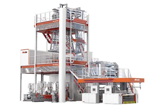 Jinming blown film line now available in US | Plastics Machinery ...