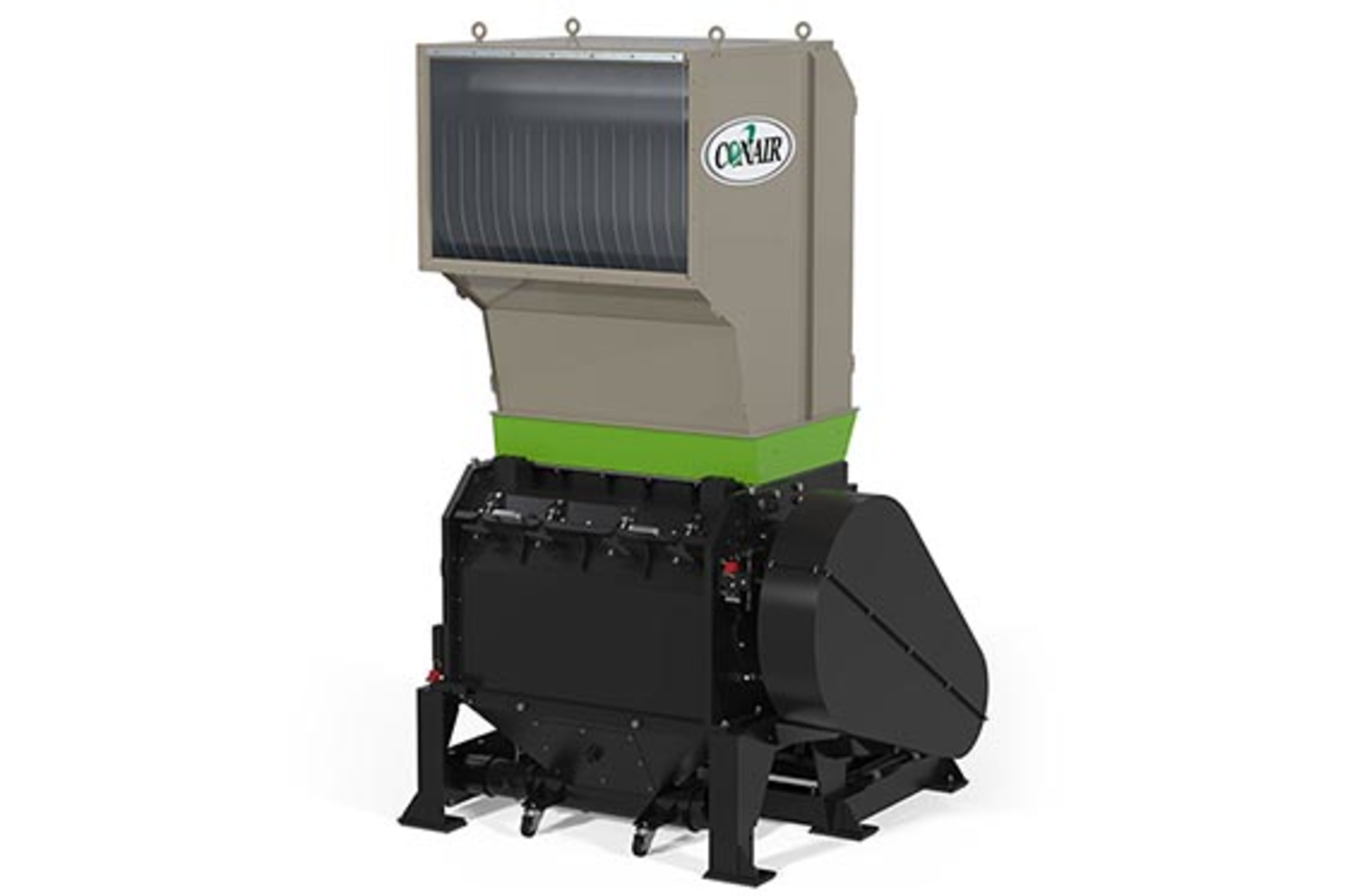 Conair granulators feature larger screens | Plastics Machinery ...