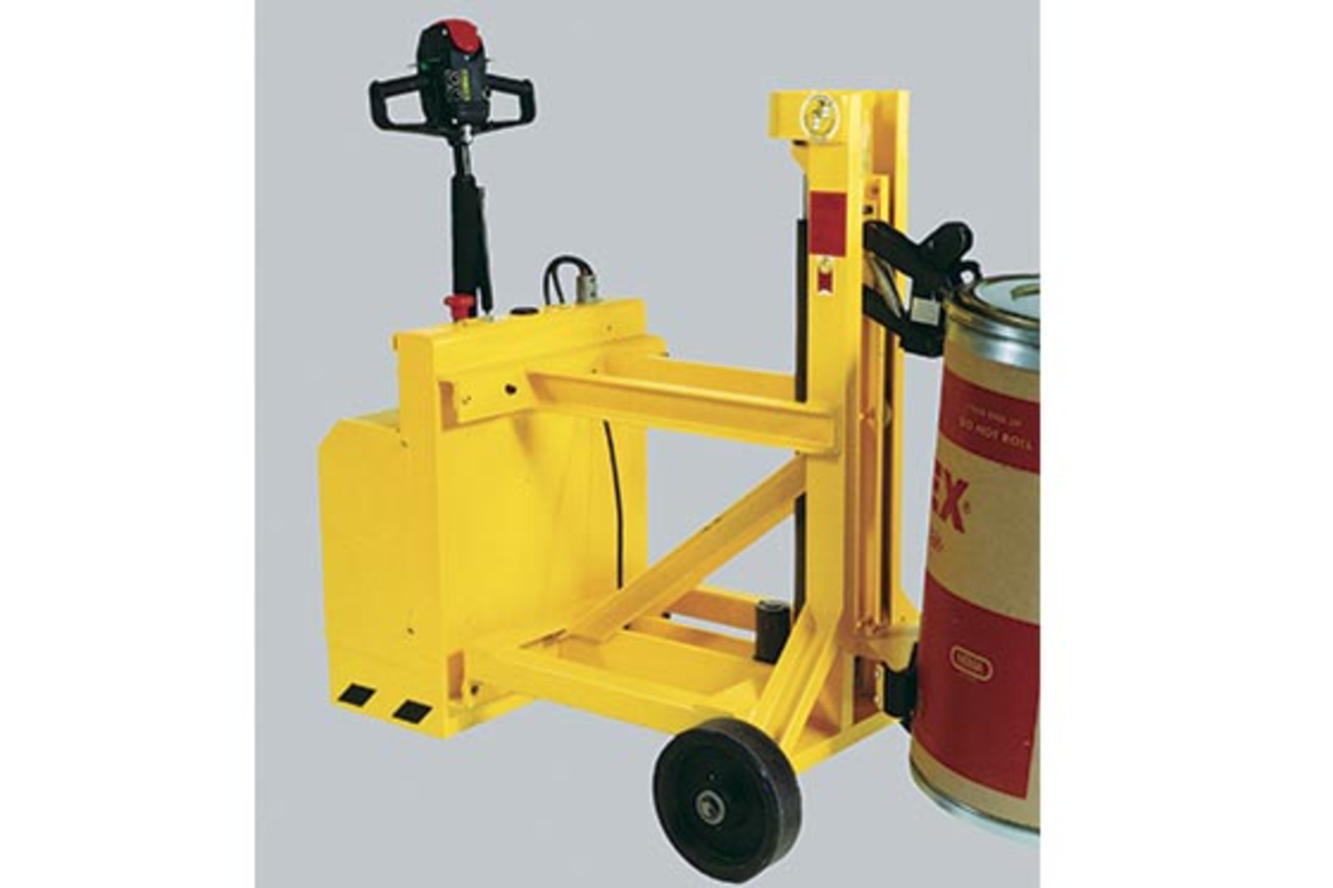 Transport can lift and move drums and barrels, reduces operator fatigue ...