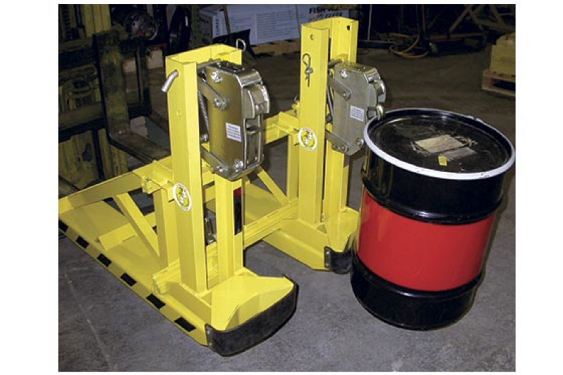 Forklift attachments can handle up to four containers | Plastics ...