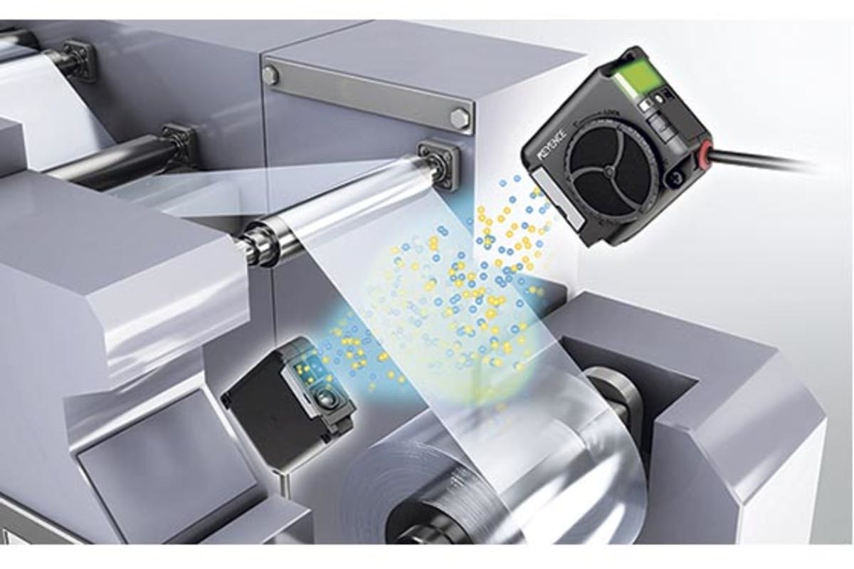 Compact device from Keyence removes static using a fan | Plastics ...