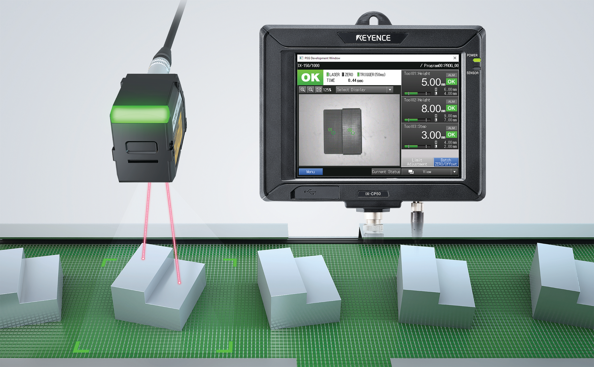 Sensors detect parts that are out of position | Plastics Machinery ...