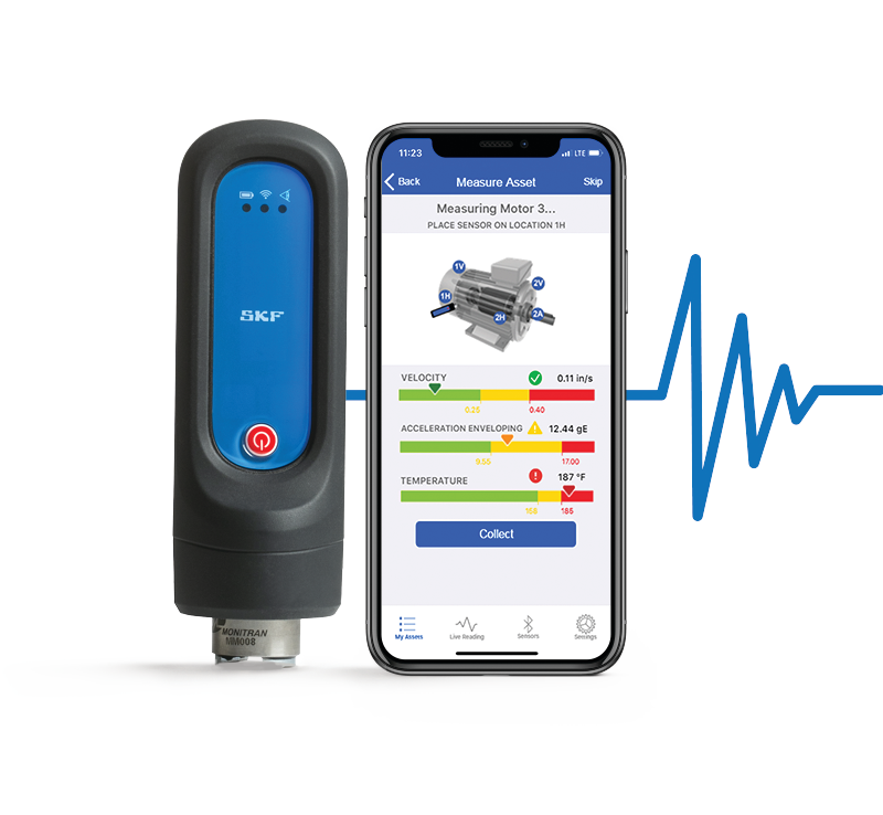SKF Pulse portable sensor pairs with app | Plastics Machinery & Manufacturing
