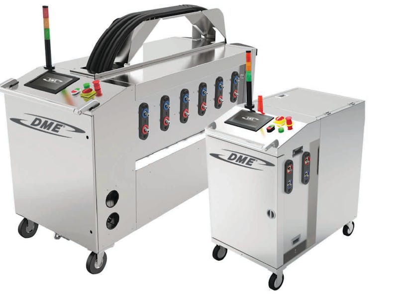 DME system cleans mold cooling channels | Plastics Machinery ...