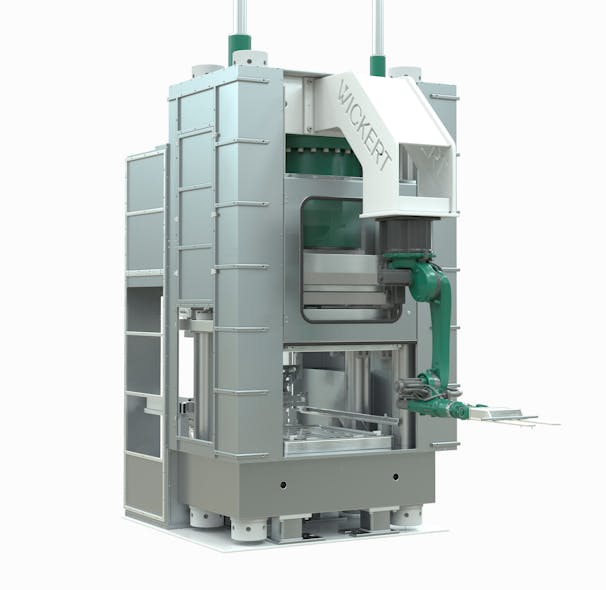 Wickert press upgrades automation, control | Plastics Machinery ...