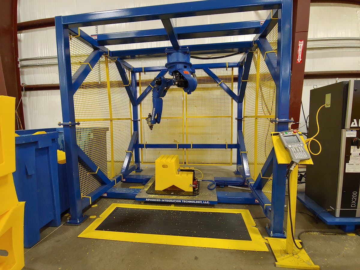 Problem Solved: Robot safely, consistently cuts rotomolded parts ...