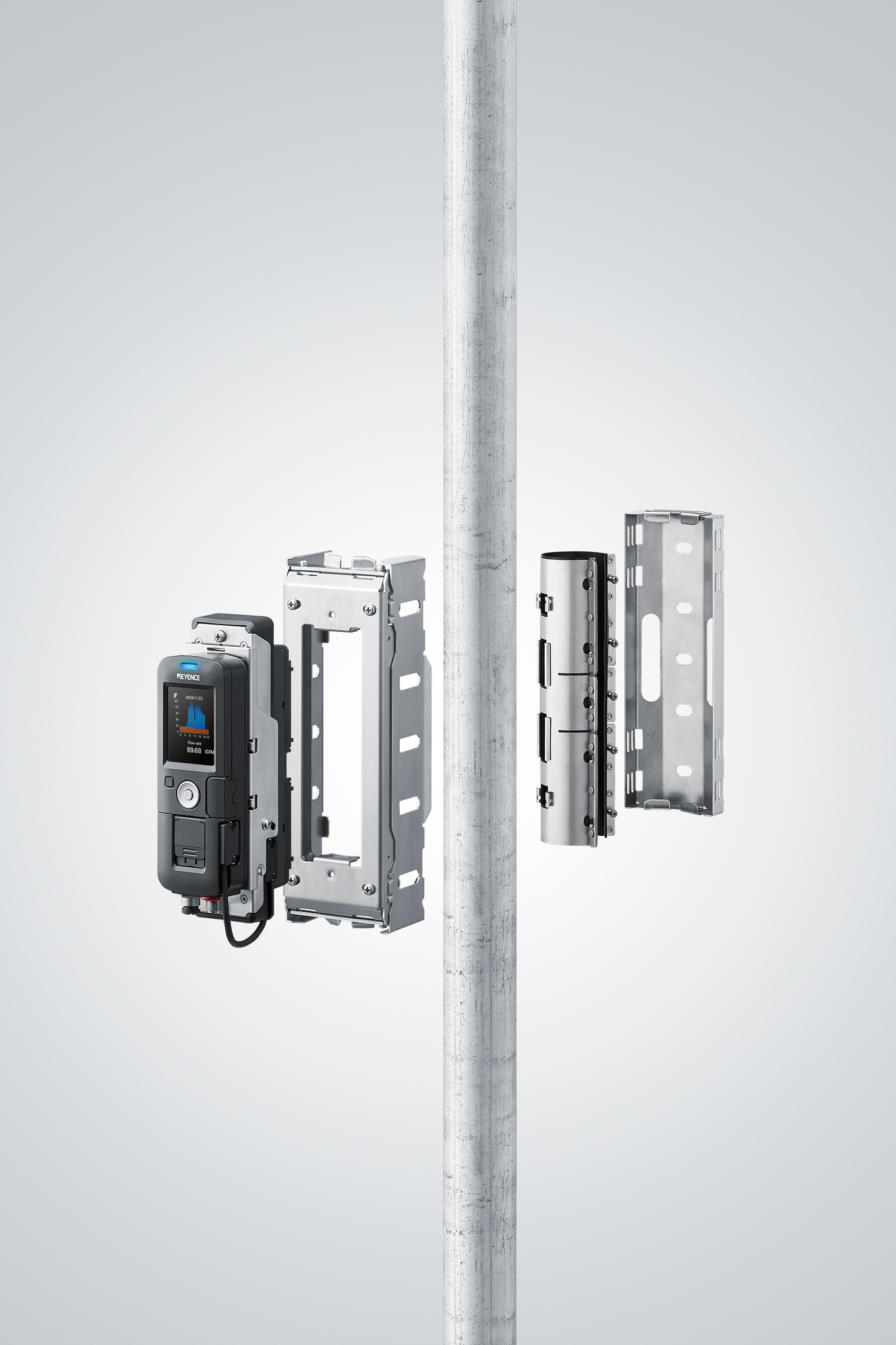 Attachable flow meters from Keyence make air monitoring easy | Plastics ...