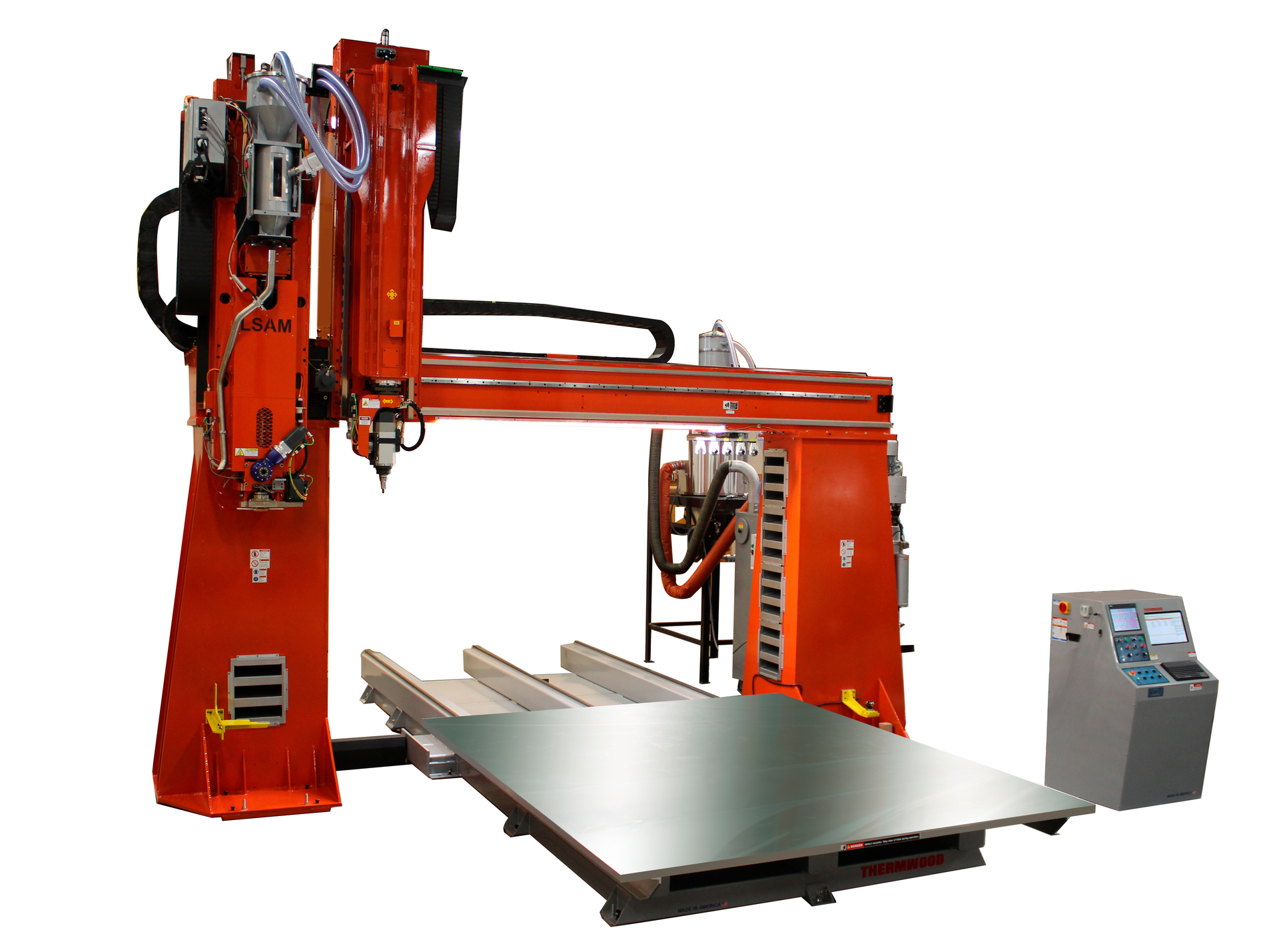 Large-scale printer features moving table | Plastics Machinery ...