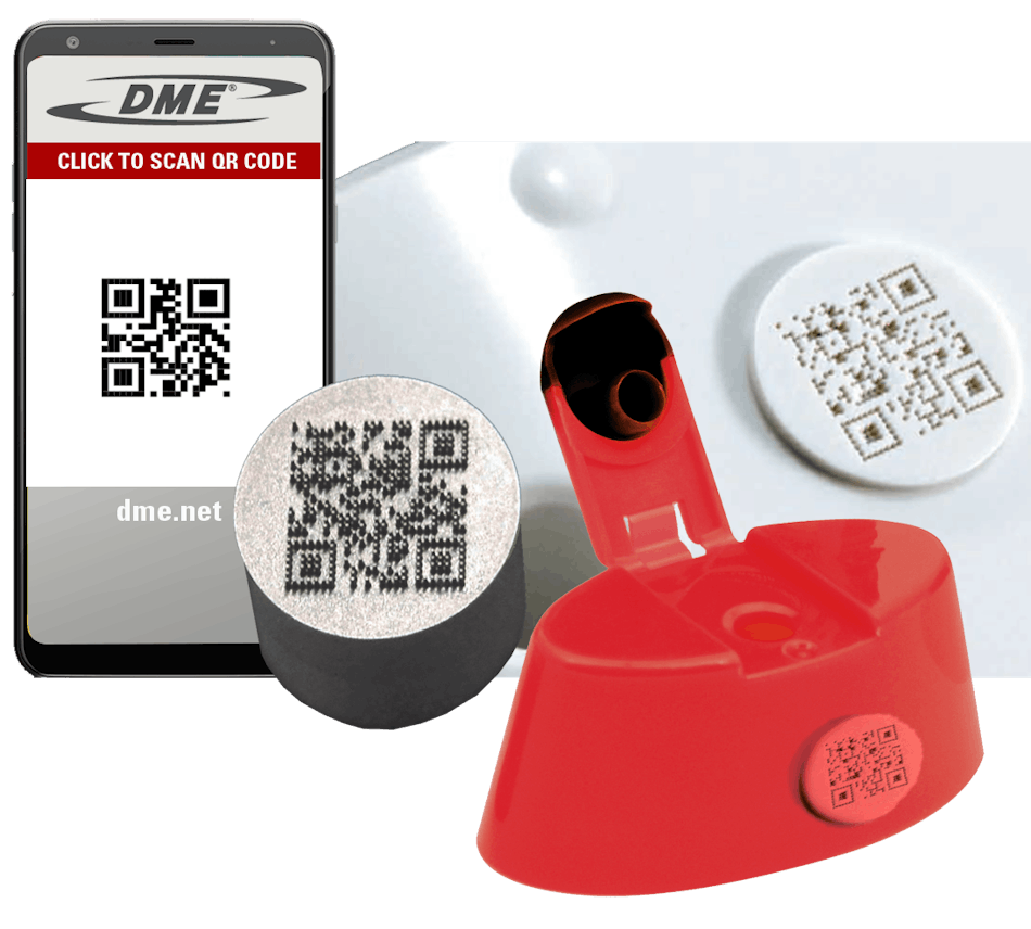 DME's inserts put QR codes permanently on products | Plastics Machinery ...