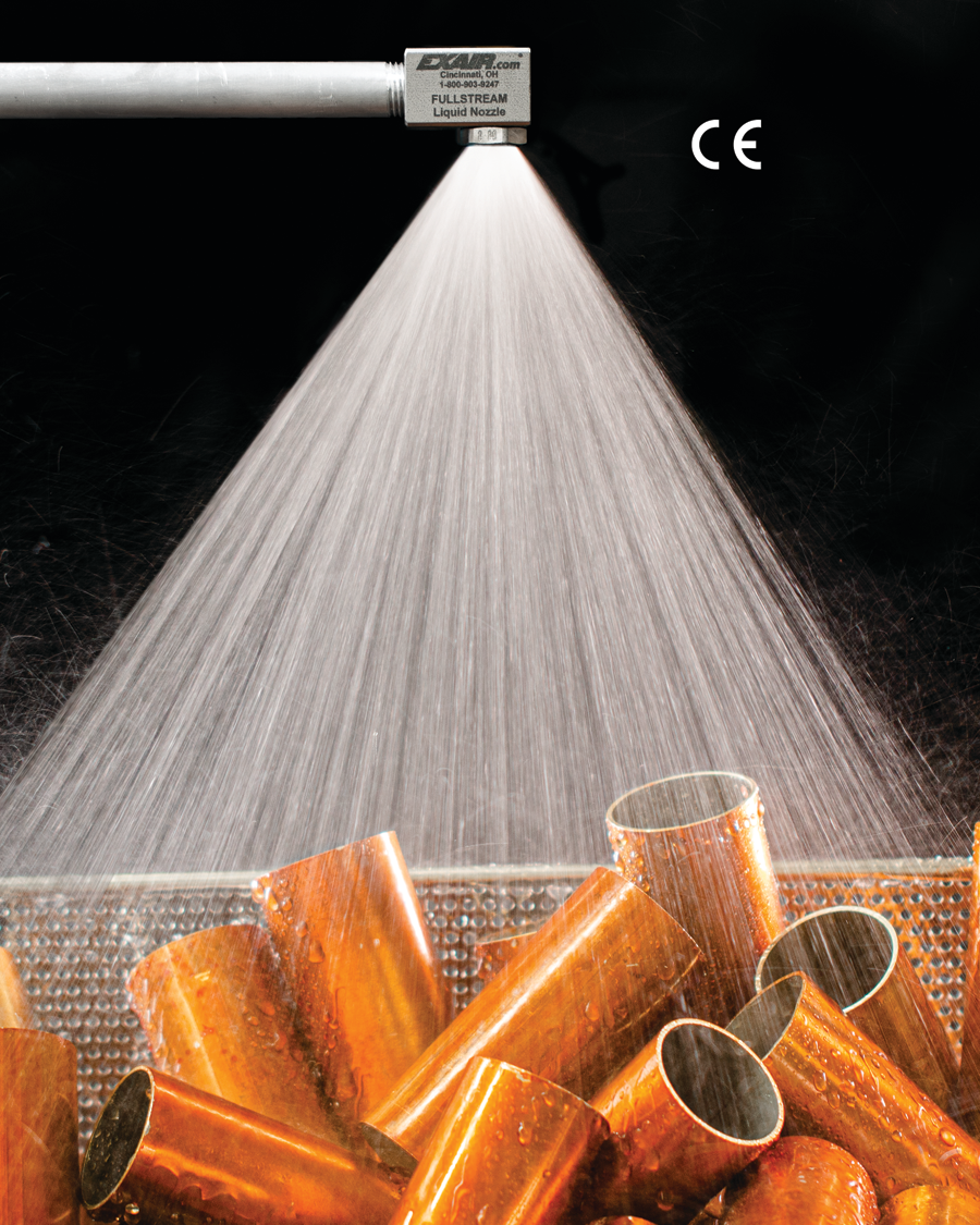 Versatile spray nozzles create cone-shaped spray pattern | Plastics ...