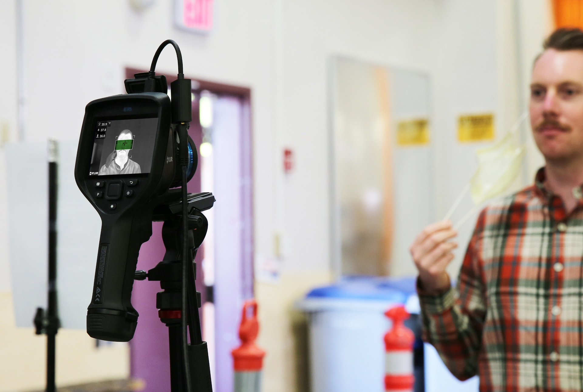 Thermal cameras screen workers for fever | Plastics Machinery Manufacturing