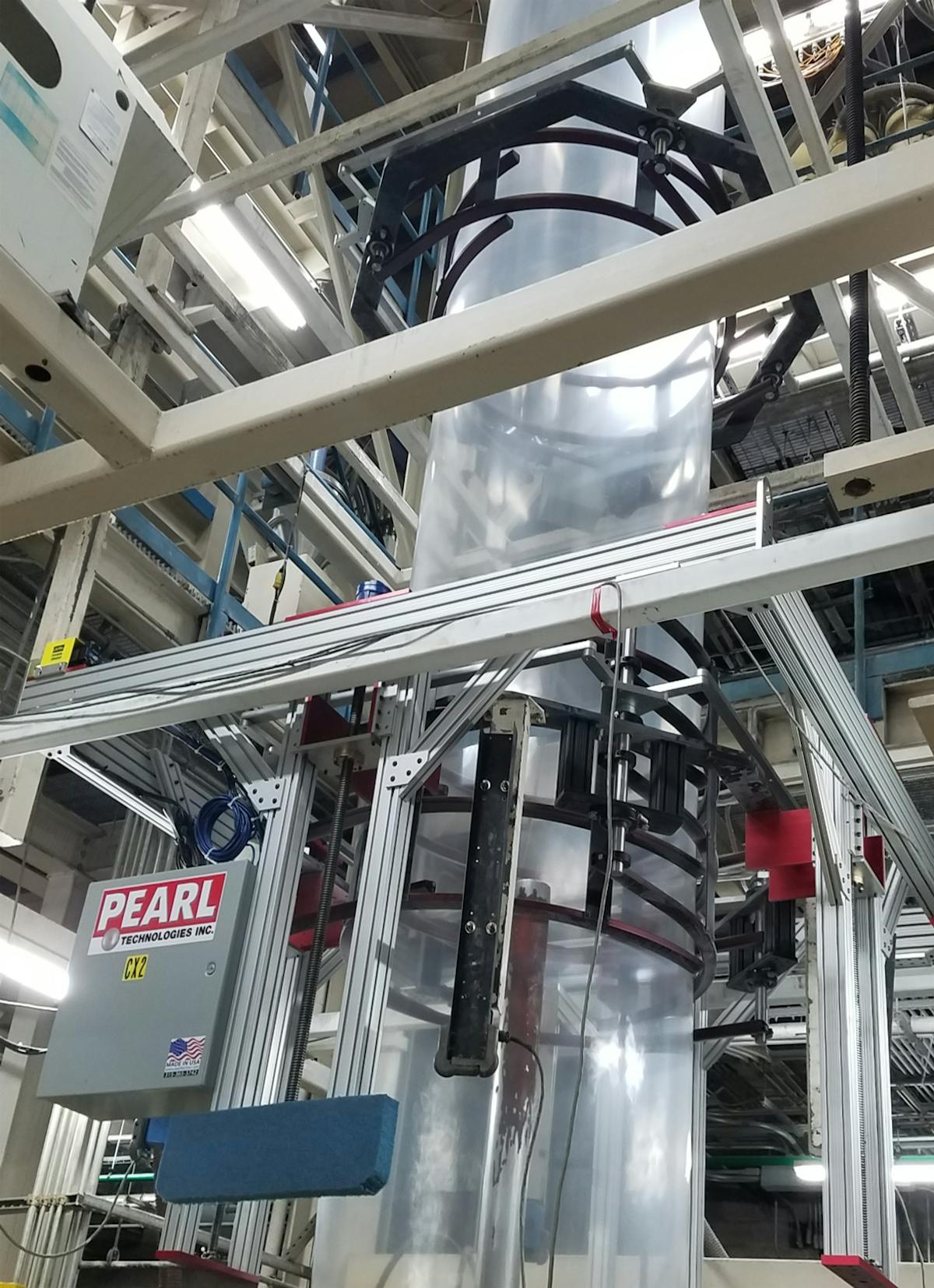 Pearl upgrades blown film bubble cages with new control functions ...