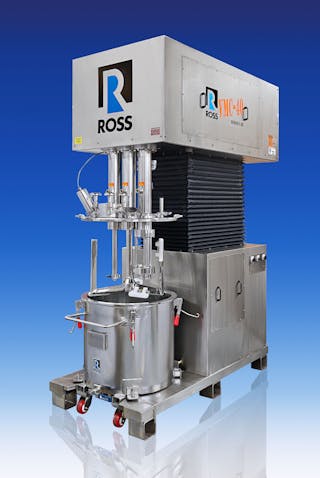Triple-shaft mixer from Charles Ross adaptable to viscous applications ...