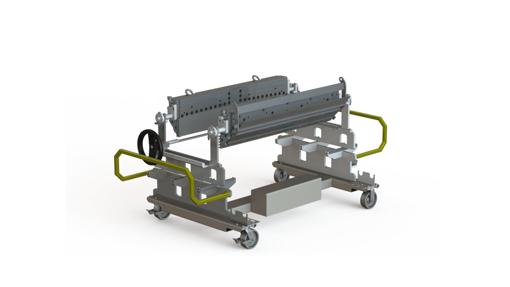 PTi's cart streamlines sheet die maintenance | Plastics Machinery ...