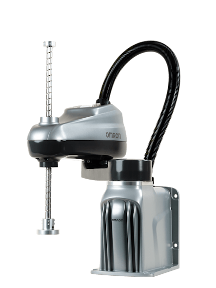 Omron SCARA robots made for flexible installation | Plastics Machinery ...