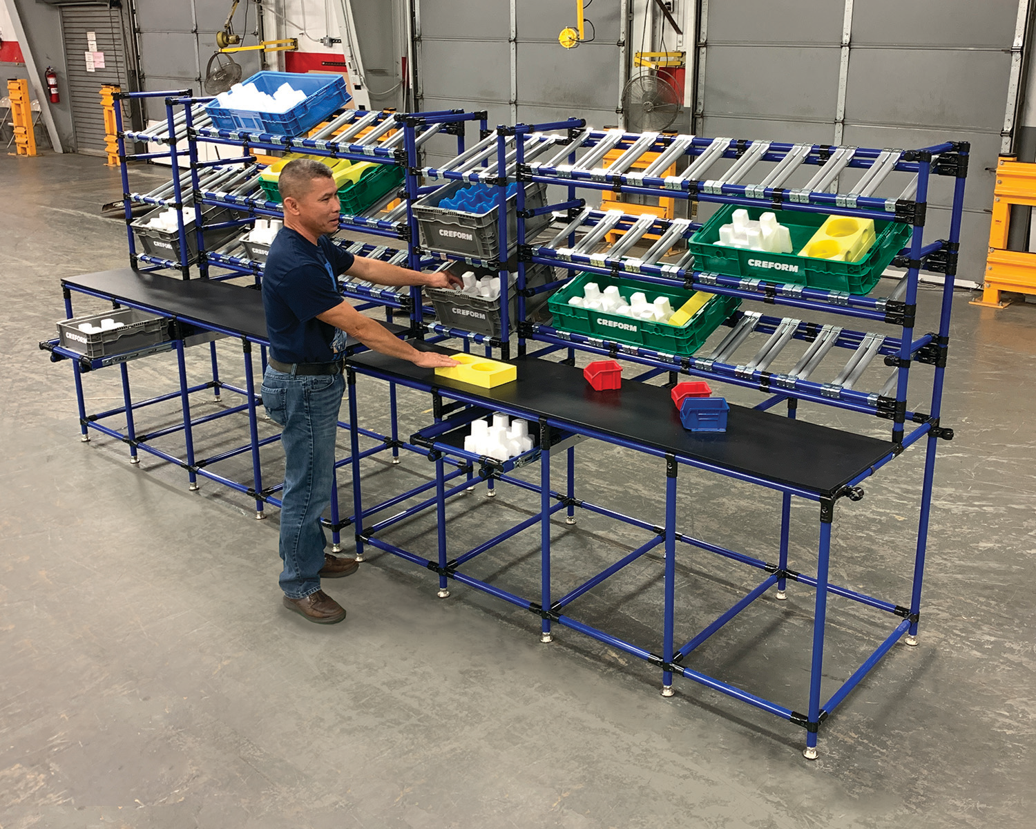 Creform can customize assembly workstation | Plastics Machinery ...