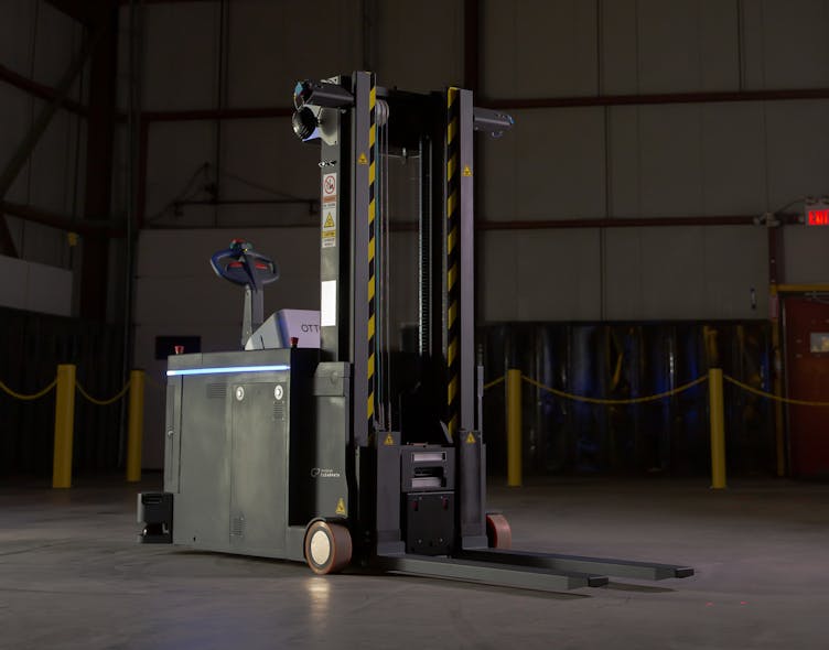 Autonomous forklift is economical to operate | Plastics Machinery ...