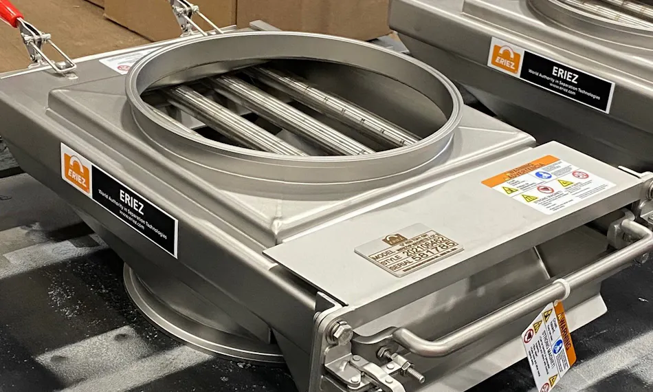 Eriez offers low-profile magnetic separator | Plastics Machinery ...