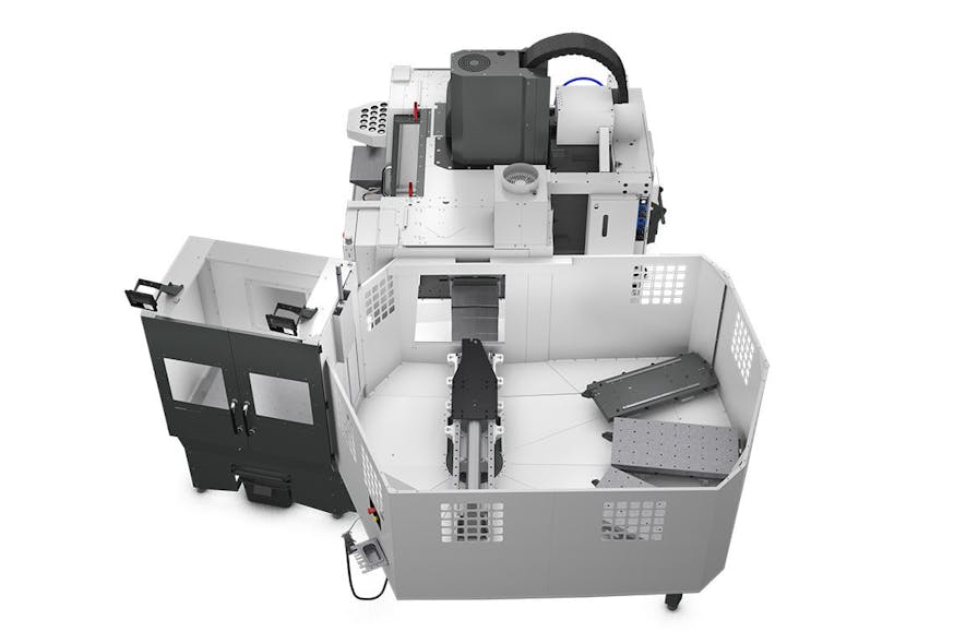 Haas pallet pools enable unattended production | Plastics Machinery ...