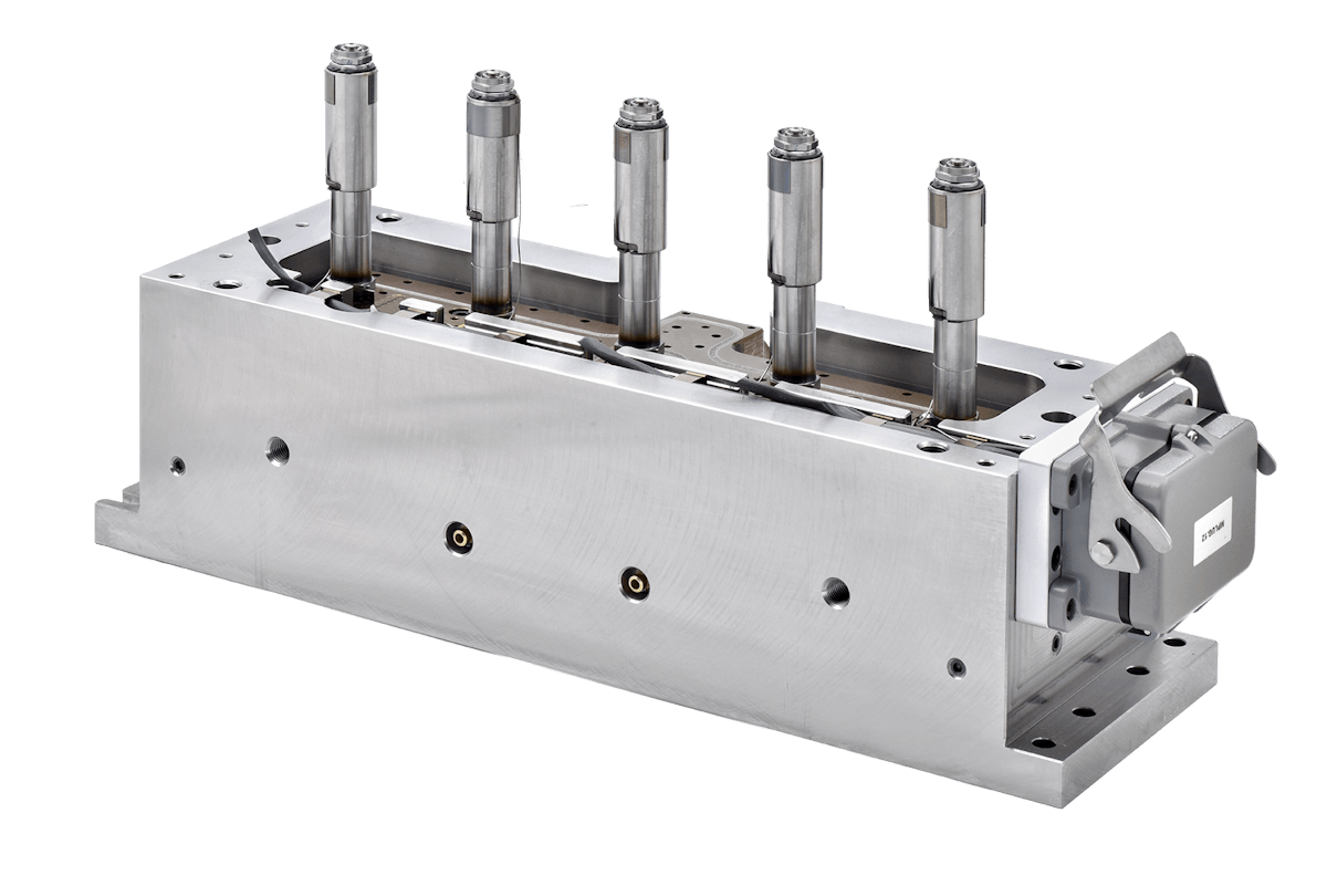 Mold-Masters system designed for single-stage PET molding | Plastics ...