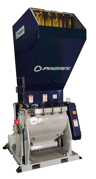Pagani granulator handles large parts | Plastics Machinery & Manufacturing