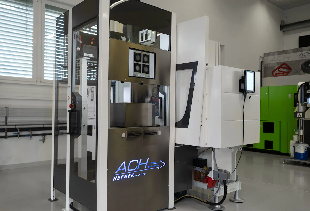 Plunger, injection unit create micro LSR parts | Plastics Machinery ...