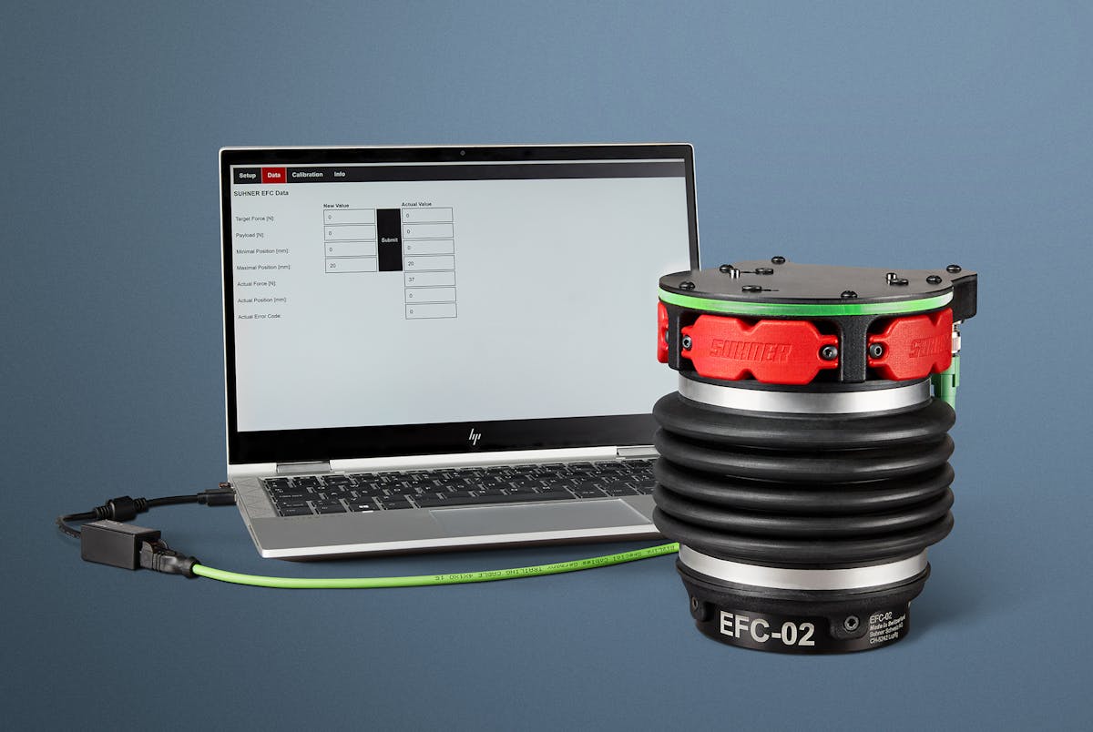 Suhner compliance device monitors EOAT | Plastics Machinery & Manufacturing