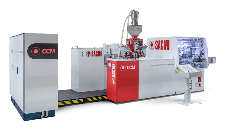 Extruder makes Sacmi compression molder more efficient | Plastics ...